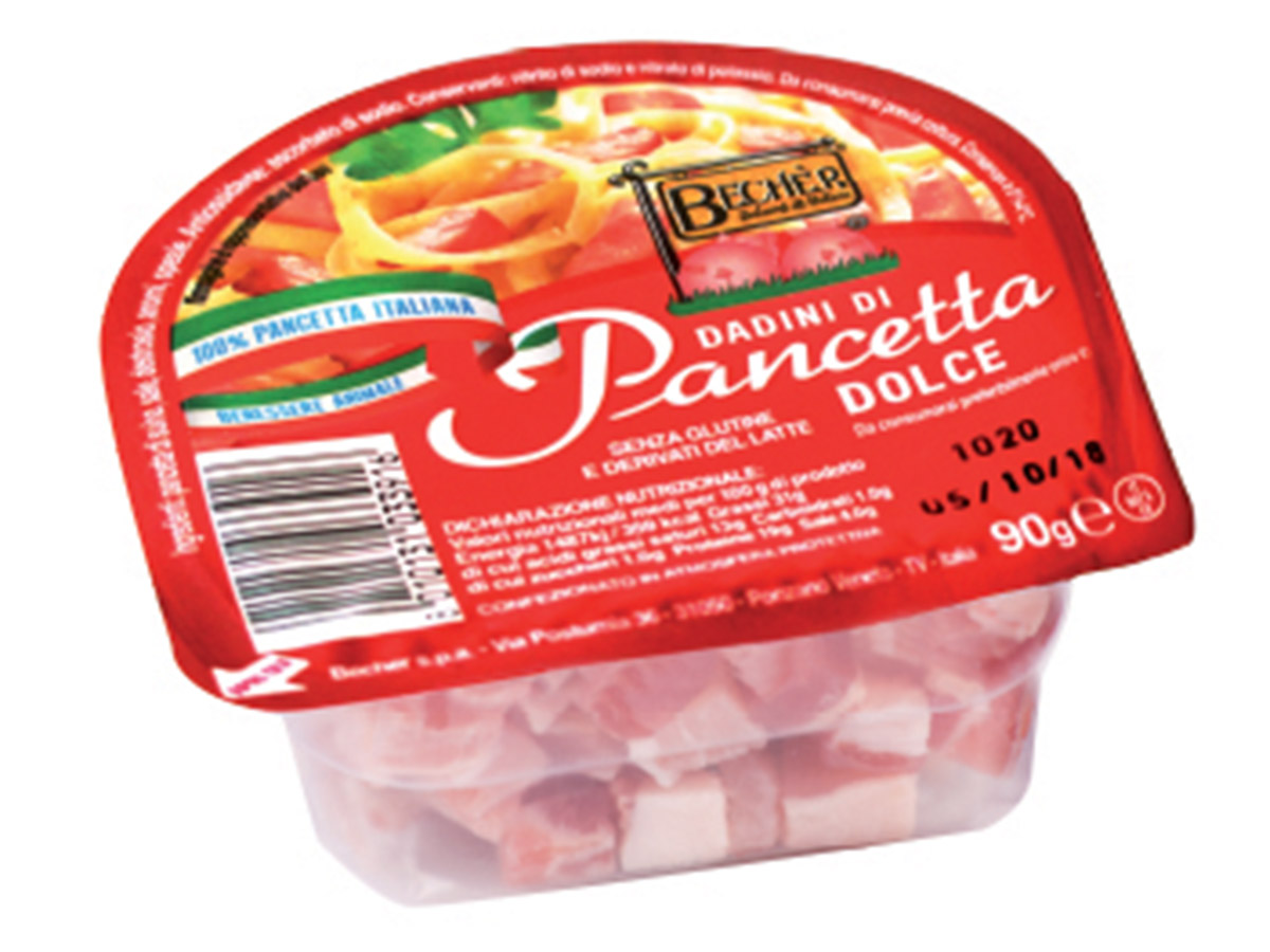 Cubetti Di Pancetta Italiana - Becher
